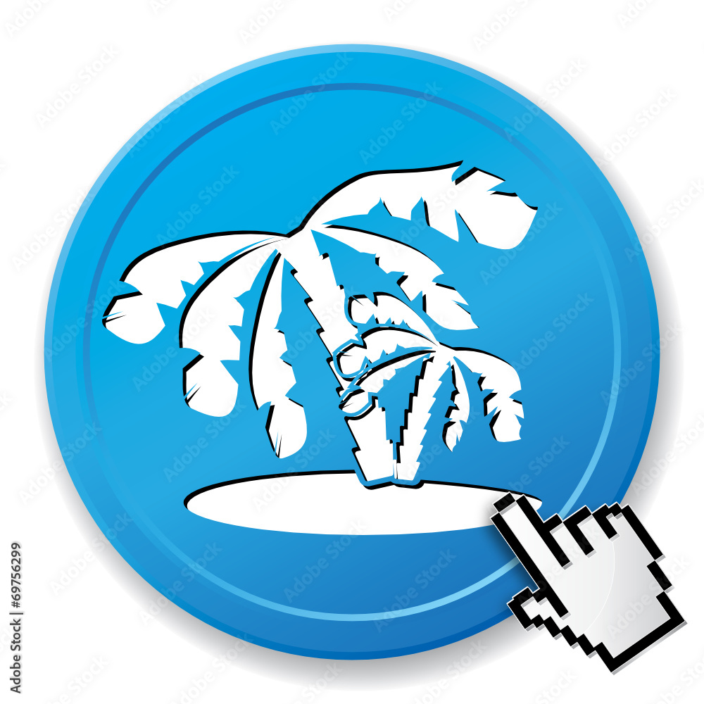 ISLAND ICON Stock Vector | Adobe Stock