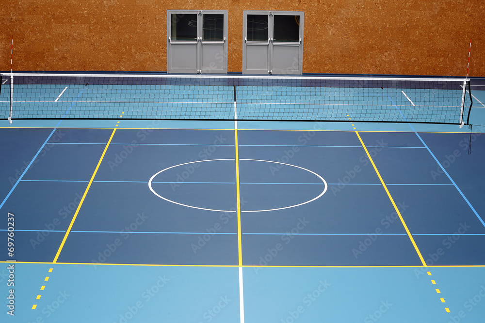 Sports hall volleyball Stock Photo | Adobe Stock