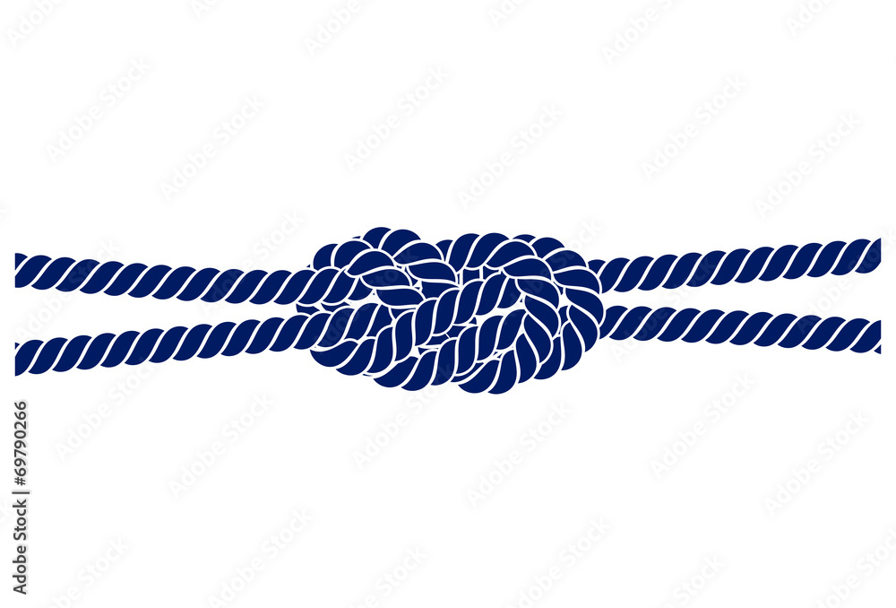 Rope Knot Vector