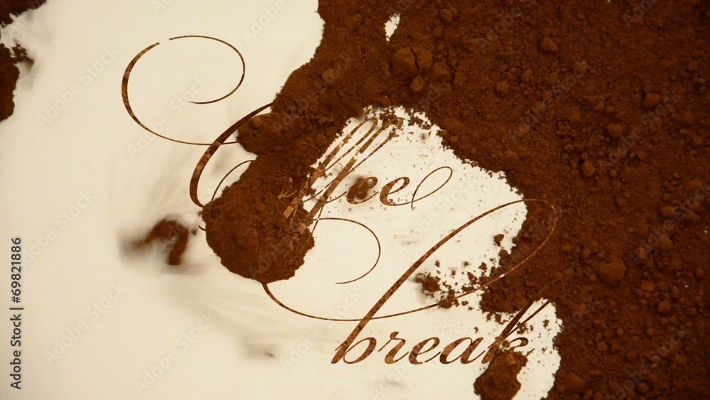 Coffee break animation background Stock Video | Adobe Stock