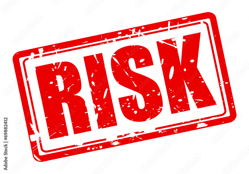 Risk red stamp text Stock Vector | Adobe Stock