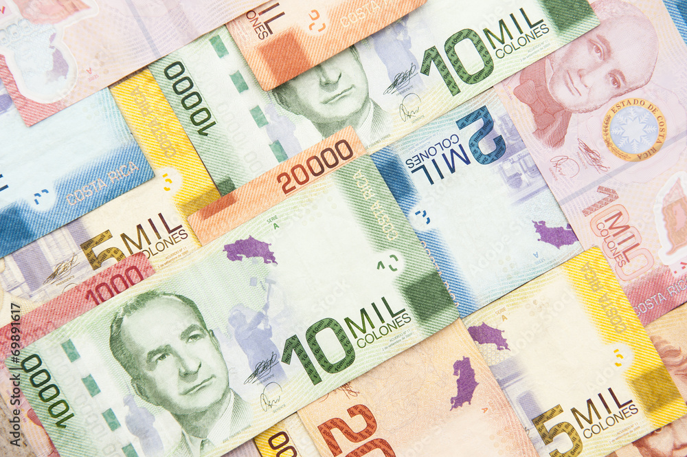 Costa Rican Colones Stock Photo | Adobe Stock