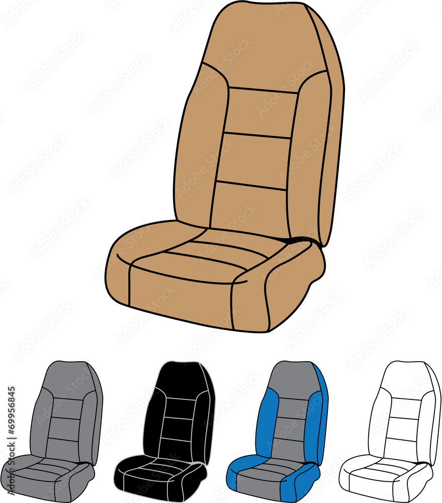 Car Seat Stock Vector | Adobe Stock