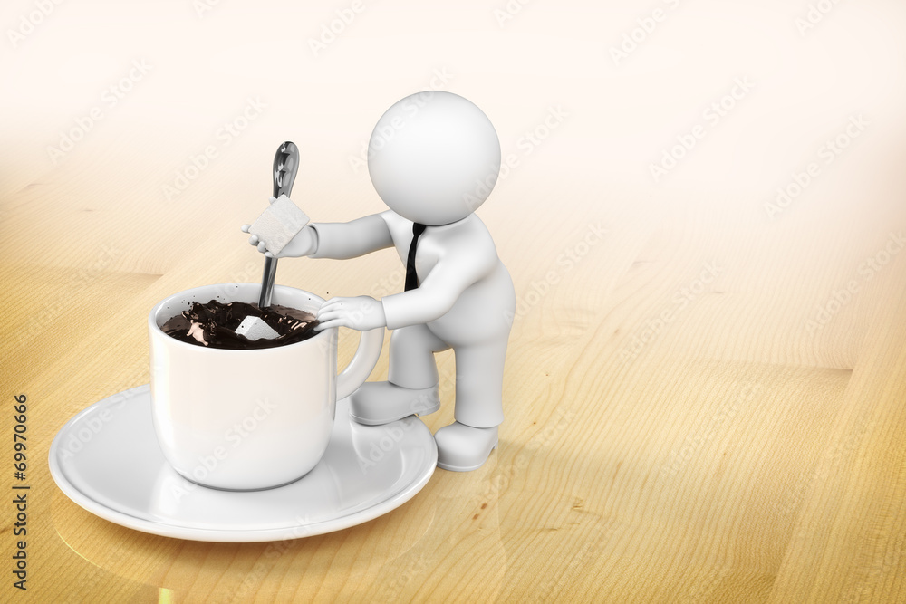 Kaffeepause Stock-Illustration | Adobe Stock