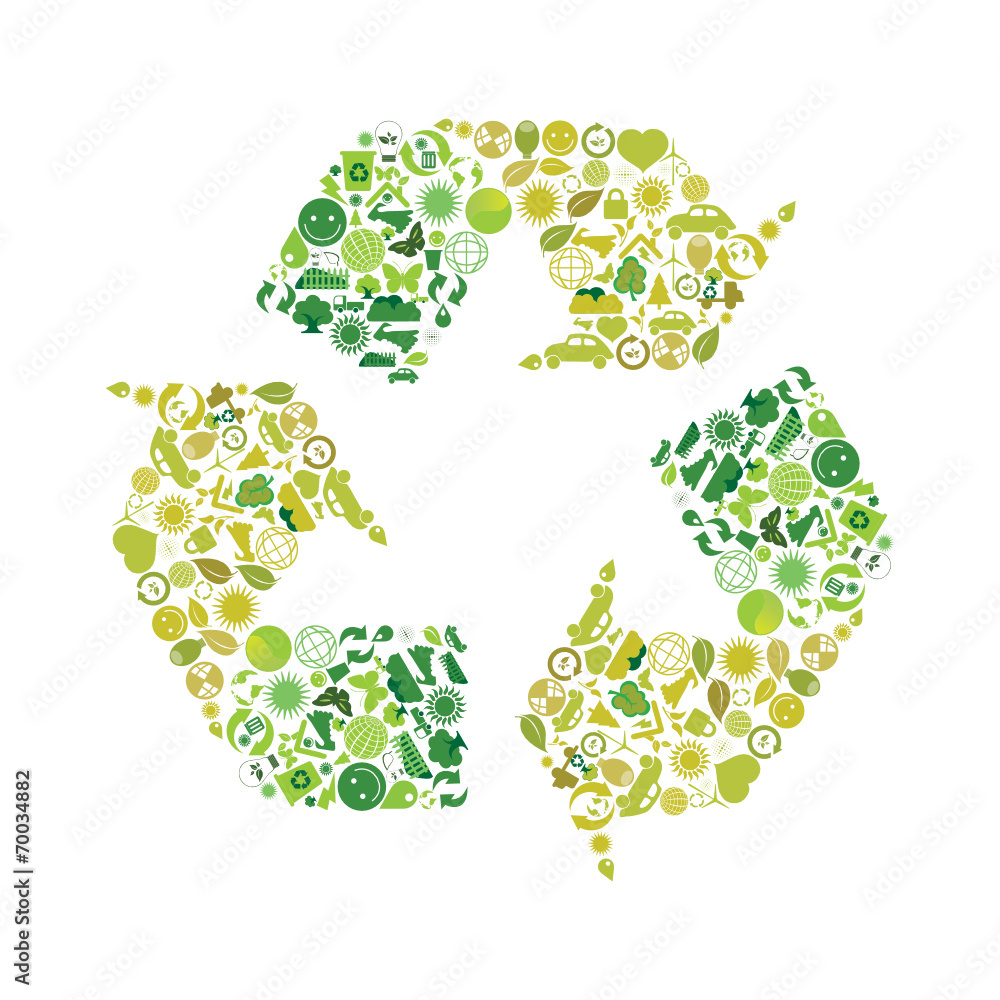 Elementos ecológicos Stock Vector | Adobe Stock