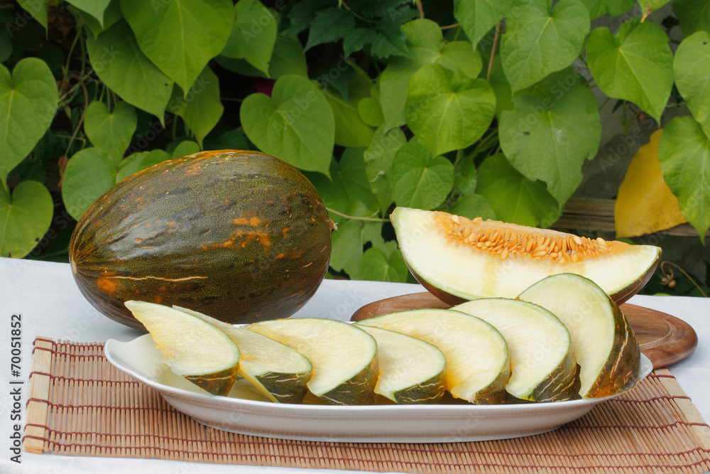 Zuckermelone Stock Photo | Adobe Stock