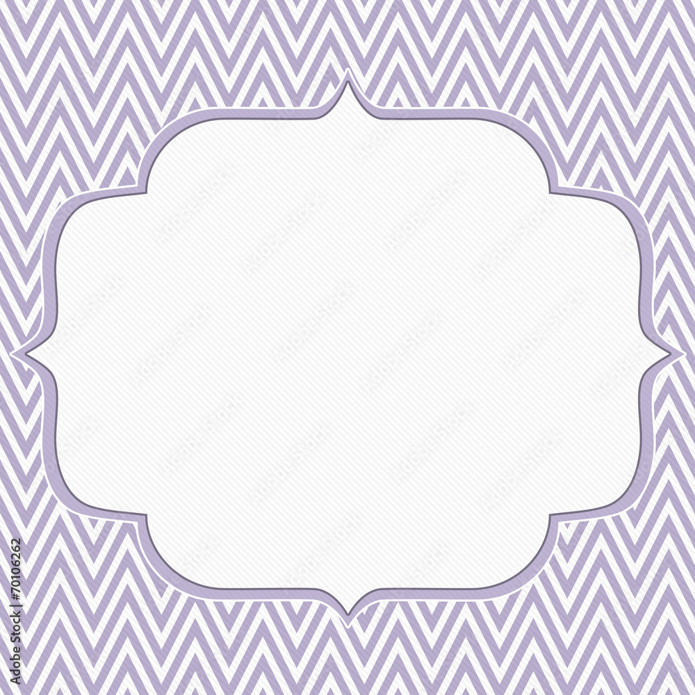 Purple Chevron Frame