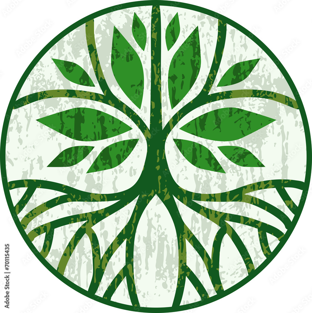 Circular tree series Stock Vector | Adobe Stock