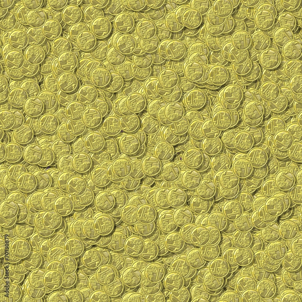 Coin seamless generated texture background Stock Illustration | Adobe Stock