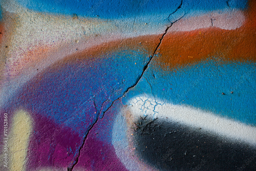 Riss in einer Betonwand Stock Photo | Adobe Stock