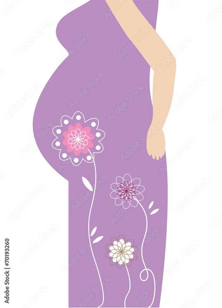 Baby Bump Stock Vector | Adobe Stock
