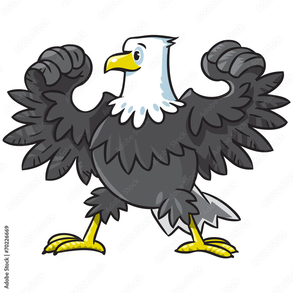 Strong eagle Stock Vector | Adobe Stock