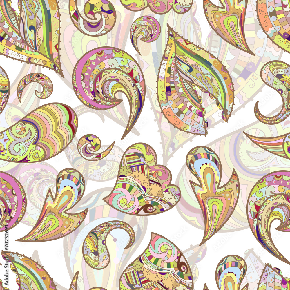 Whimsical floral background Stock Vector | Adobe Stock