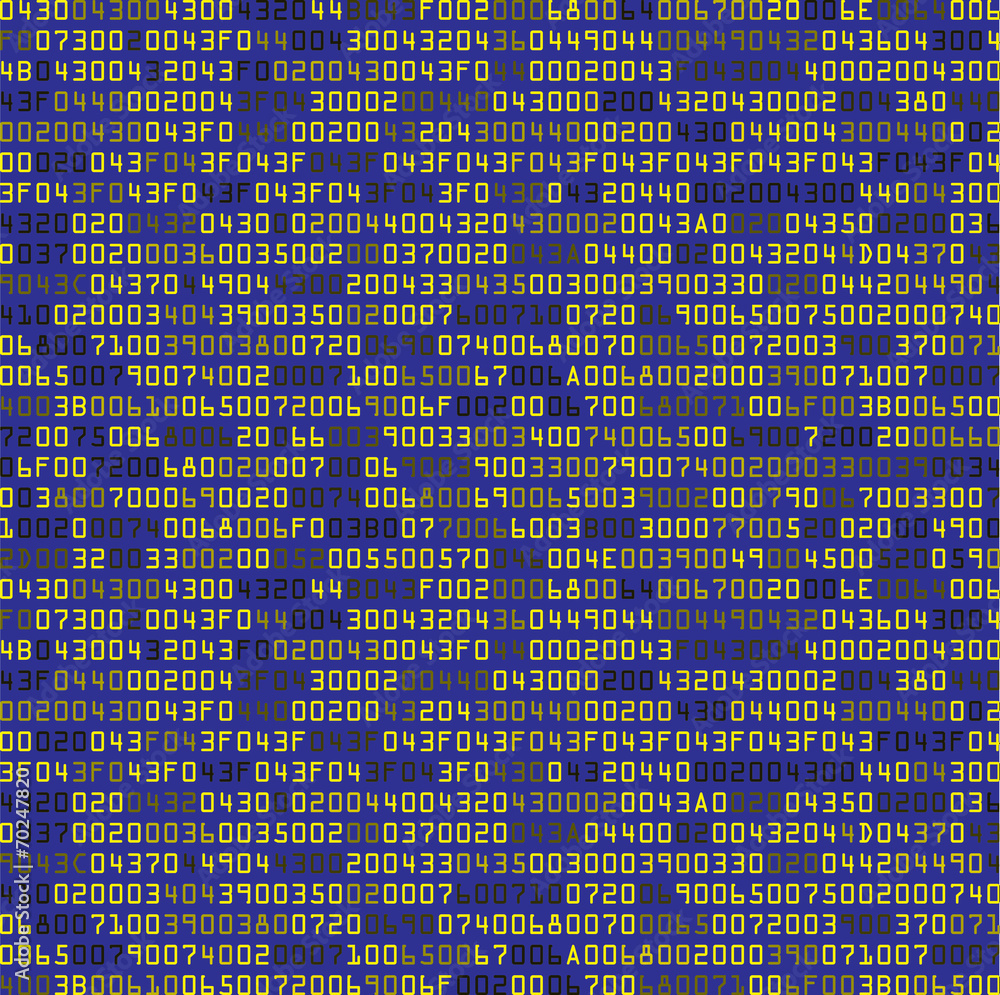 Blue security background with HEX-code Stock Vector | Adobe Stock