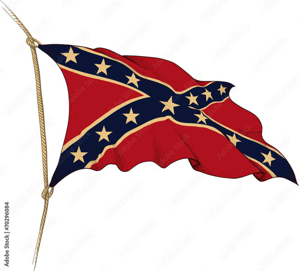flag of Confederate Stock Vector | Adobe Stock