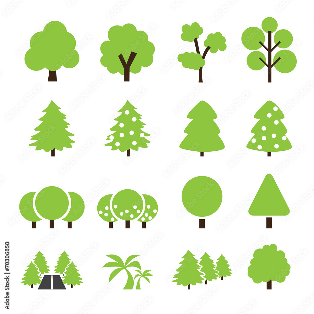 tree icon Stock Vector | Adobe Stock