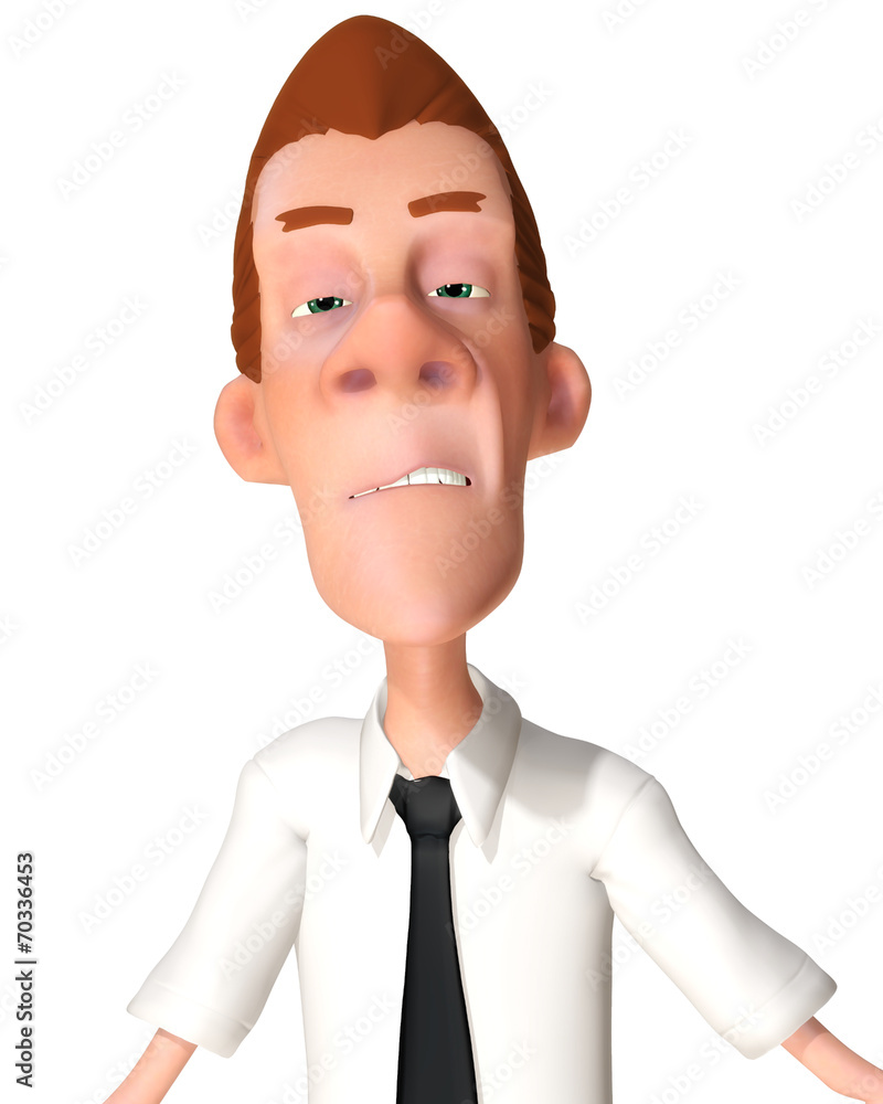 Cartoon Man Stock Illustration | Adobe Stock