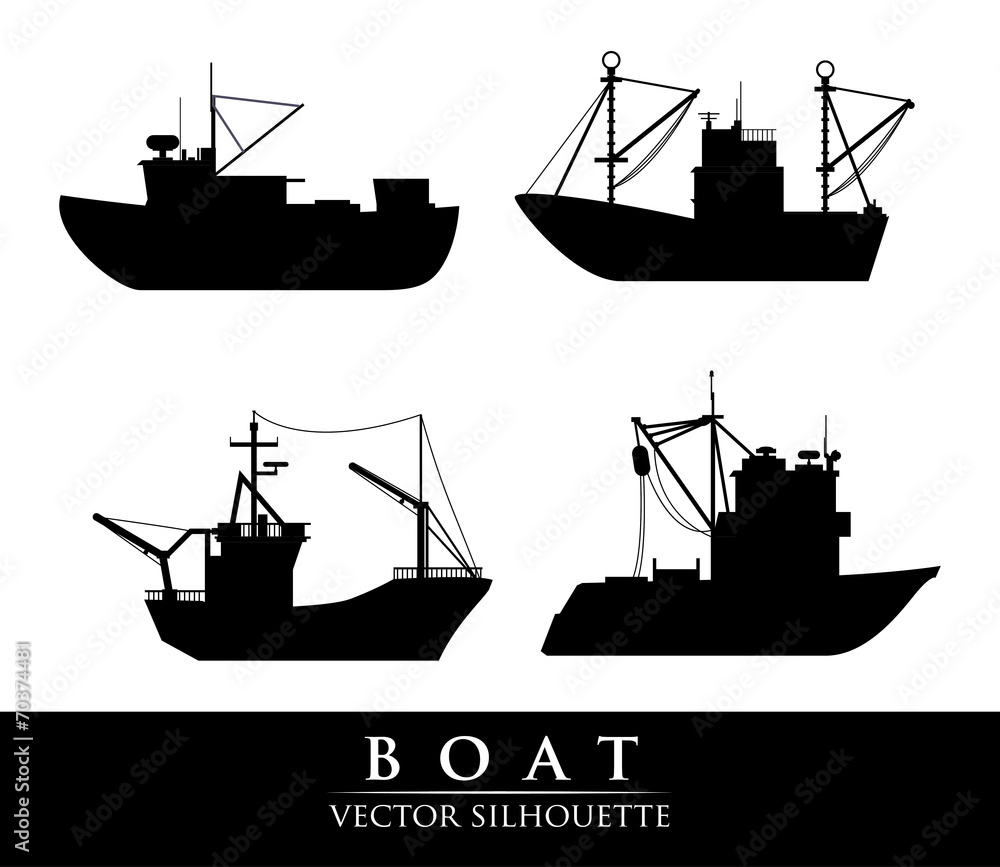 boat design vector de Stock | Adobe Stock