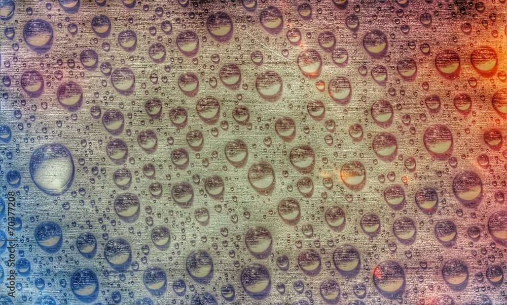 Wassertropfen Hintergrund.... Stock-Illustration | Adobe Stock