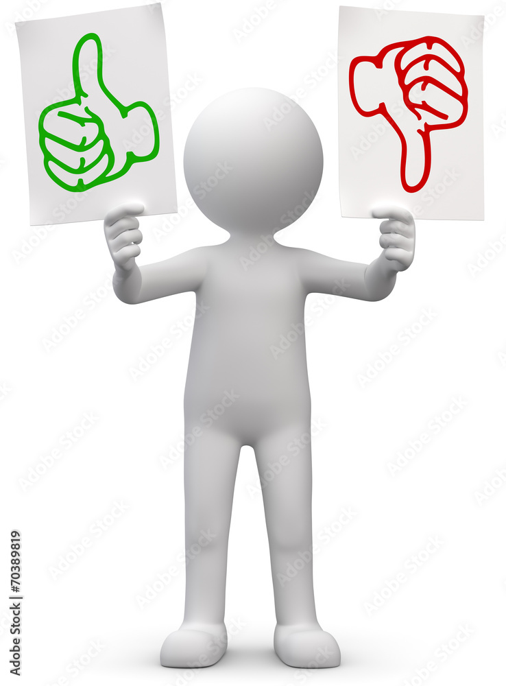 Männchen,votet, Stock-Illustration | Adobe Stock