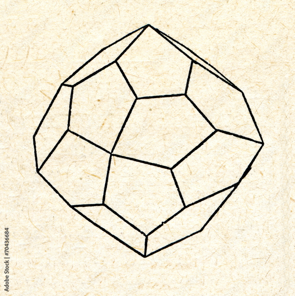 Pentagonal icositetrahedron Stock Photo | Adobe Stock