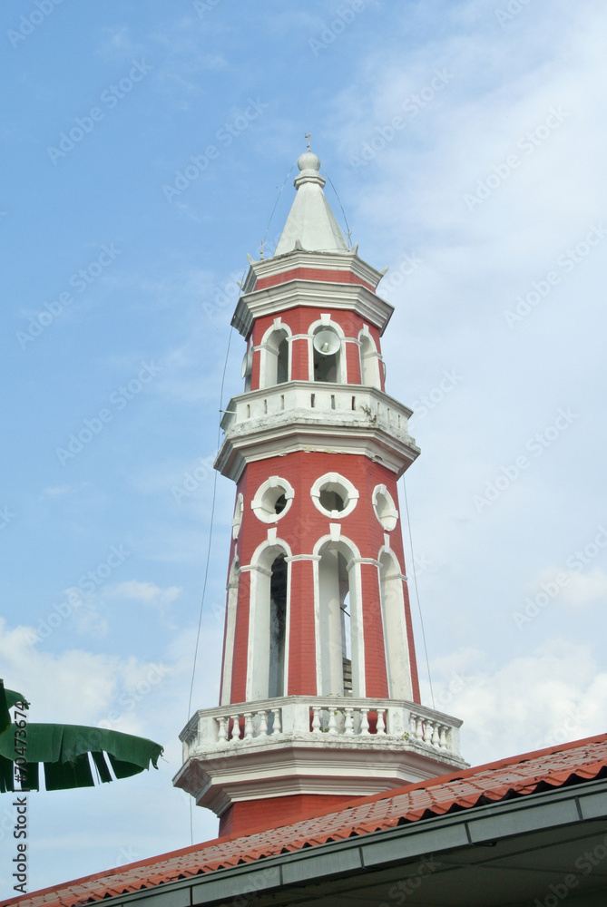 Minaret of Masjid Jamek Seremban (Seremban Jamek Mosque) Stock Photo ...
