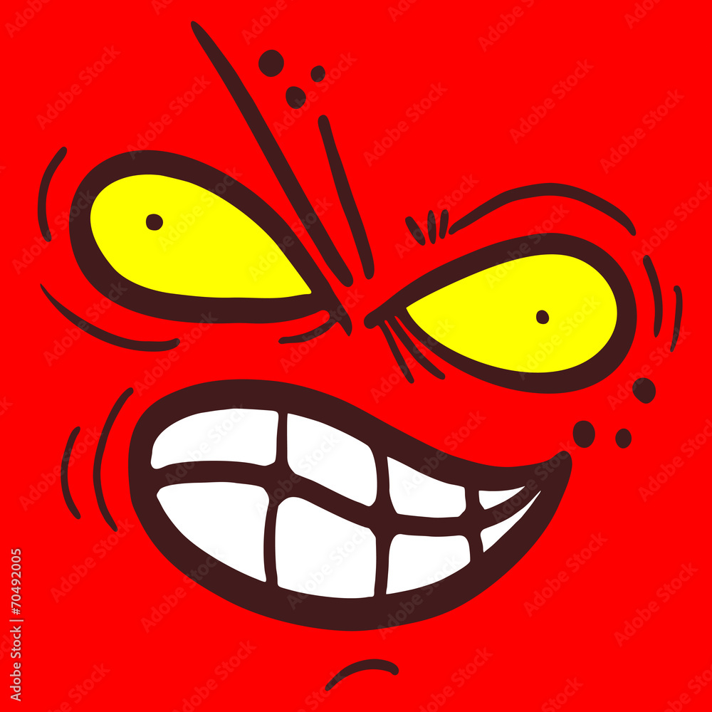 Red face Stock Vector | Adobe Stock