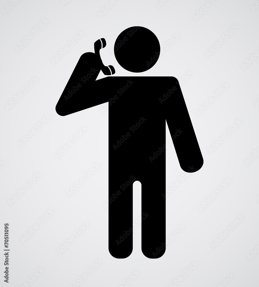 person call phone icon Stock Vector | Adobe Stock