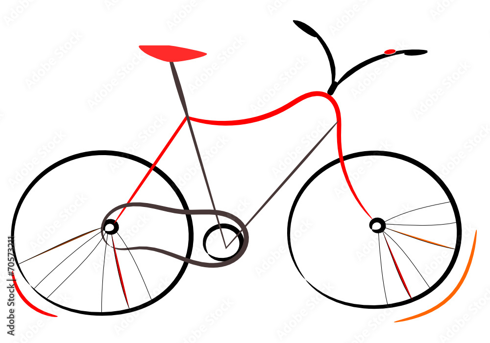 Vélo vector de Stock | Adobe Stock