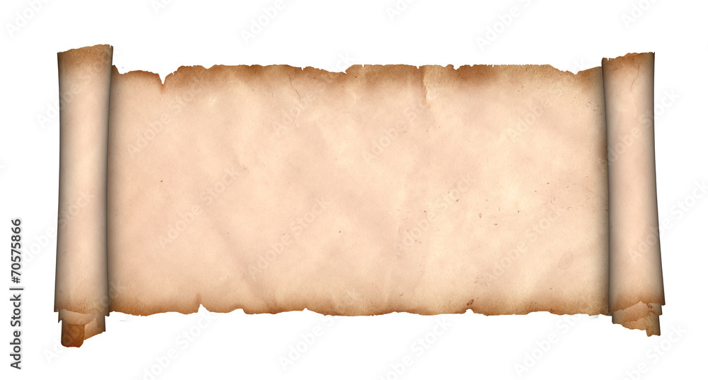 Parchment scroll. Stock Photo | Adobe Stock