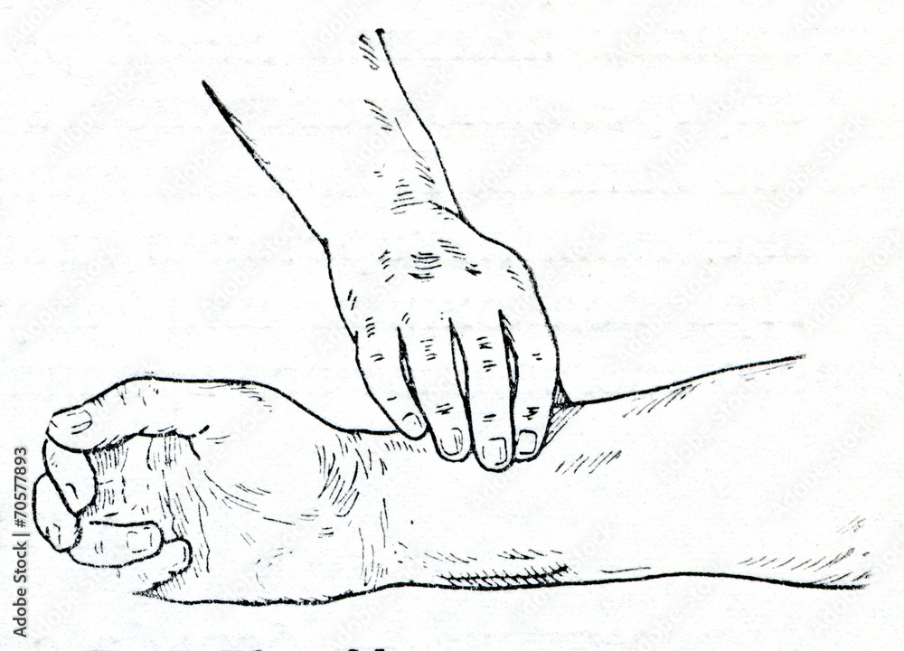 Pulse evaluation at the radial artery. Stock Photo | Adobe Stock