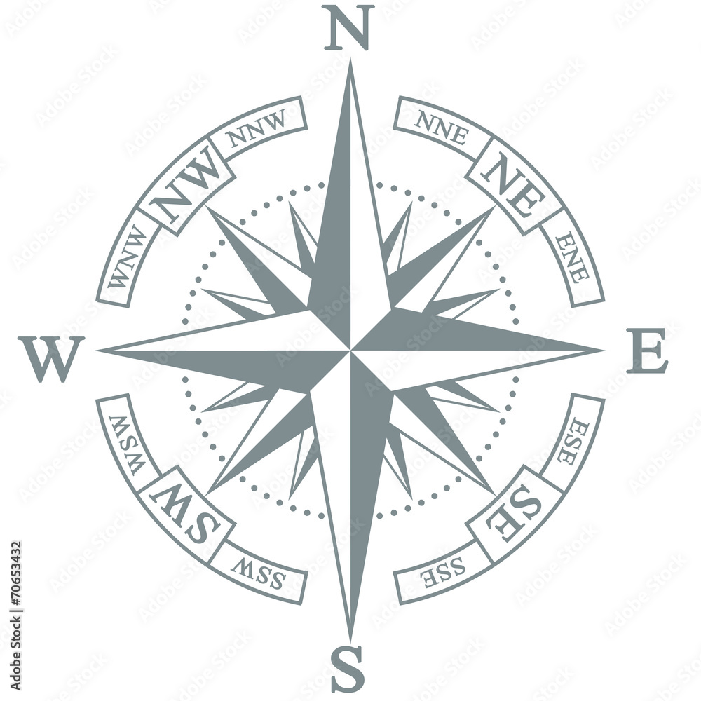 Windrose Stock-Illustration | Adobe Stock