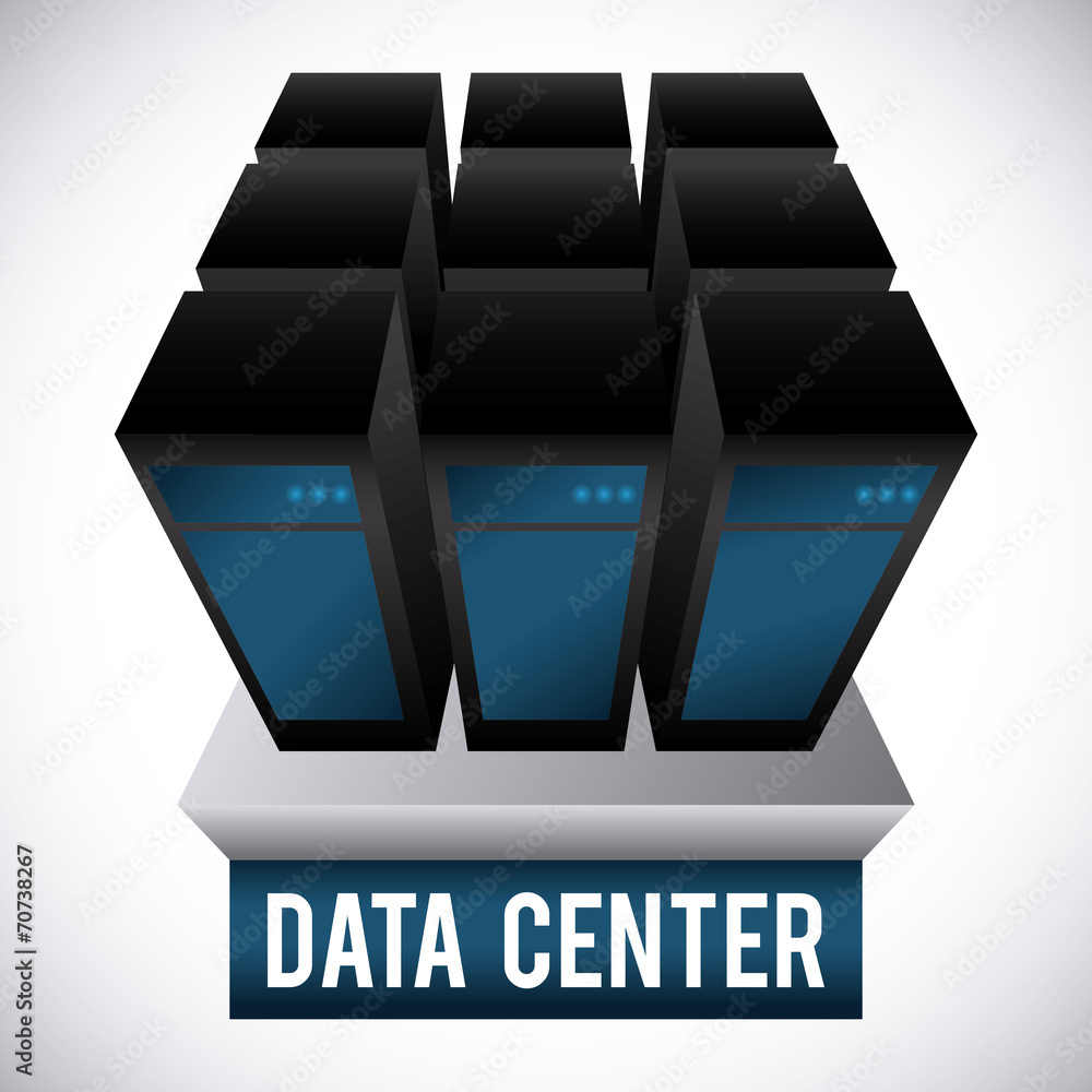 data center design Stock Vector | Adobe Stock