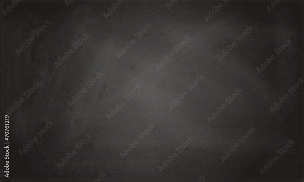 Blank black chalkboard Stock Vector | Adobe Stock