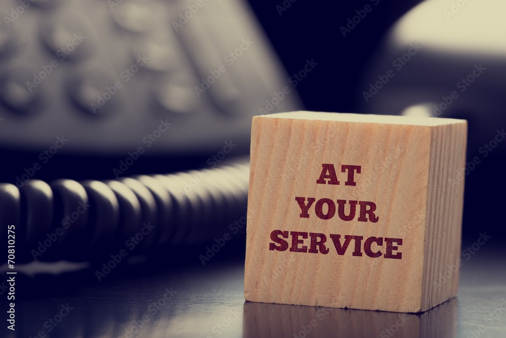 At Your Service Stock-Foto | Adobe Stock