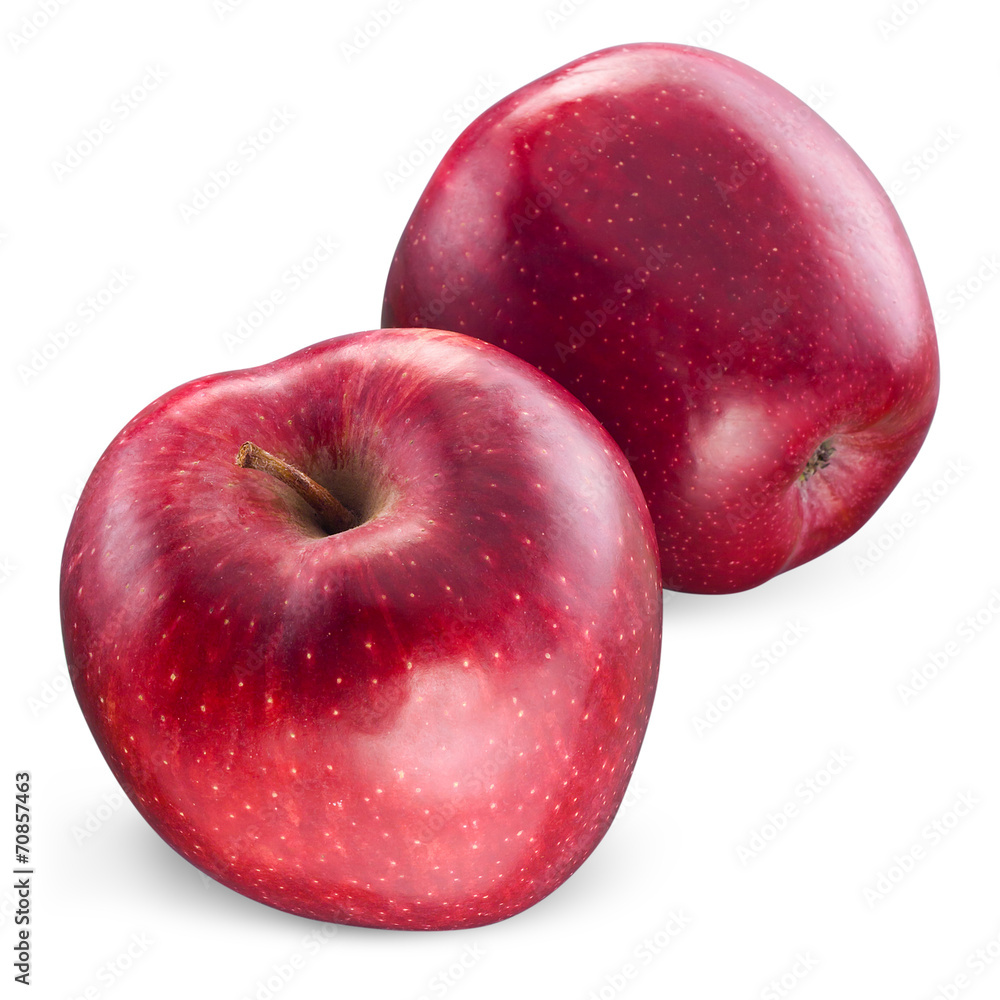 Red apple Isolated on white background. With clipping path Stock Photo ...