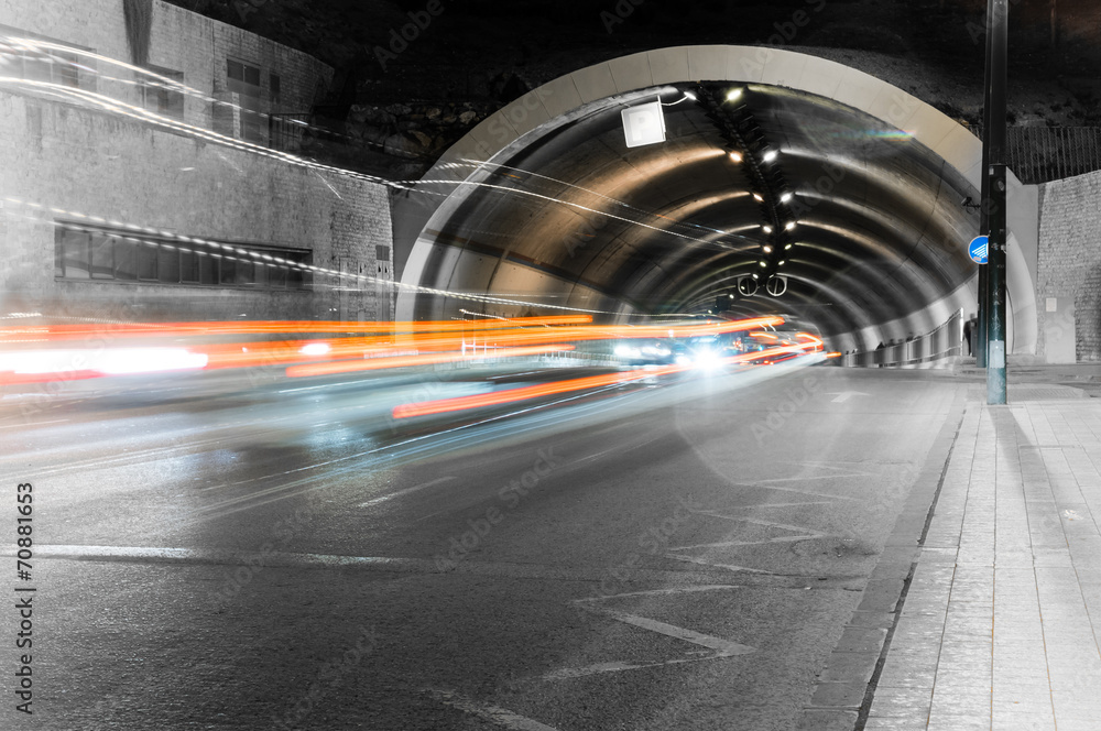 light trails Stock Photo | Adobe Stock