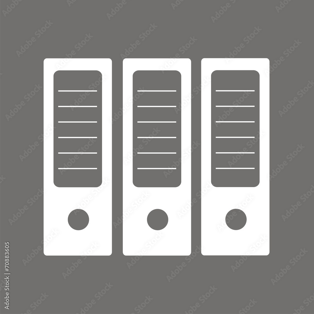 Icono archivadores oficina FO Stock Vector | Adobe Stock