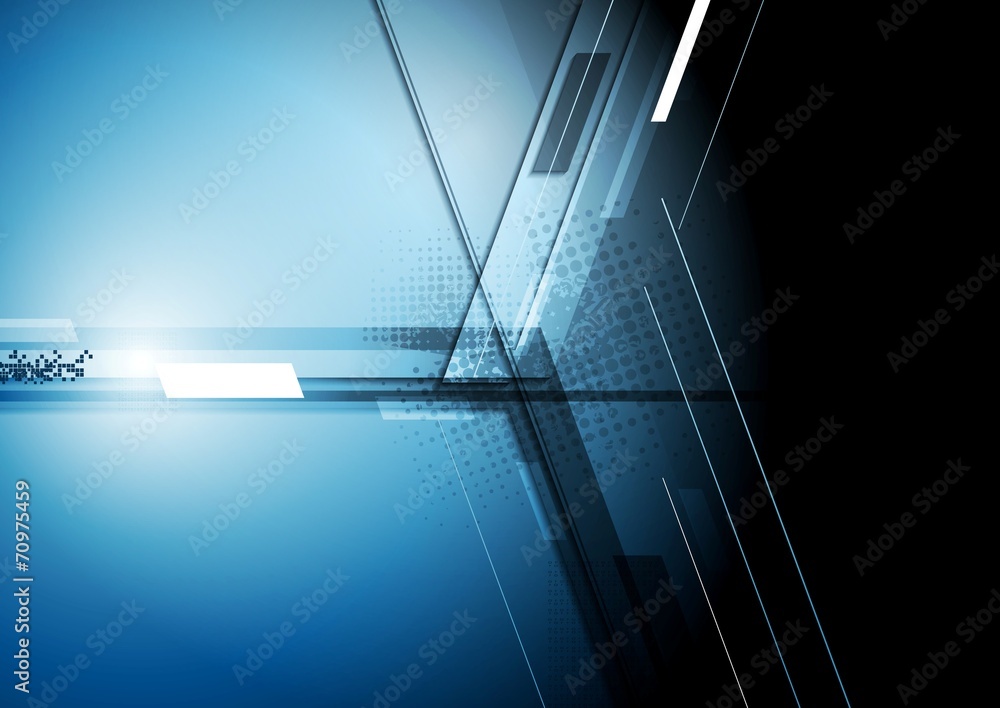 Technical dark corporate background Stock Vector | Adobe Stock