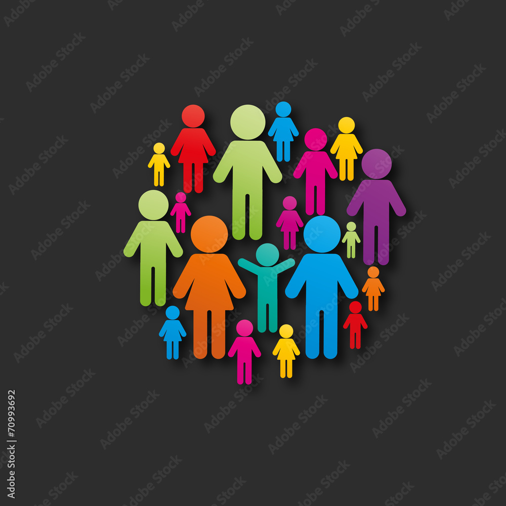 picto silhouettes Stock Vector | Adobe Stock