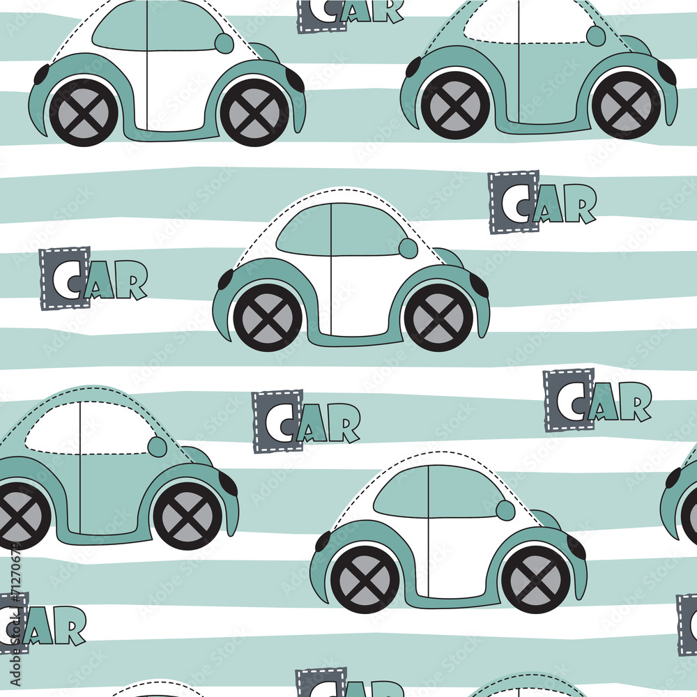 car pattern vector illustration Stock Vector | Adobe Stock