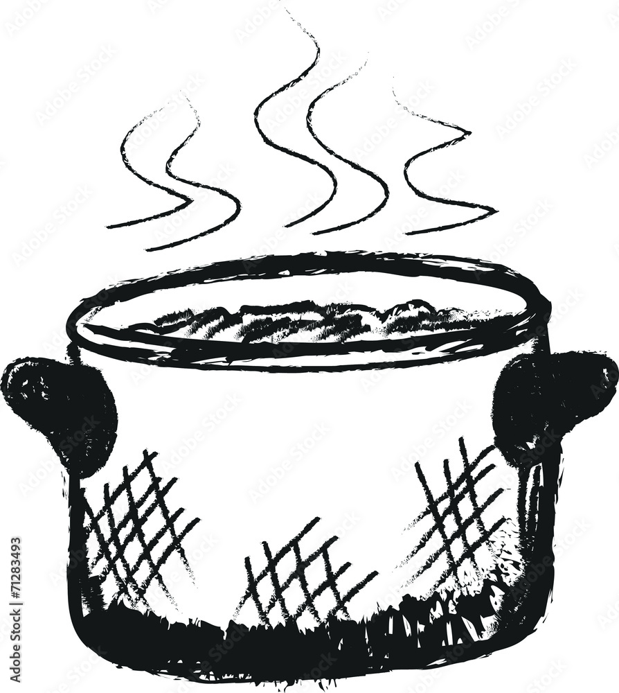 Boiling Pot Drawing