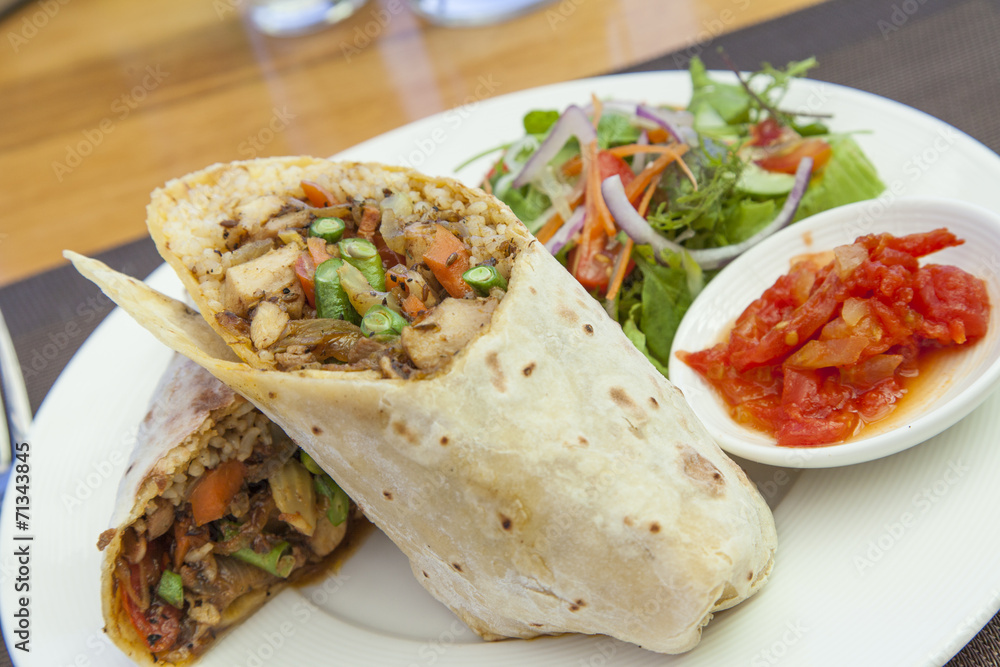 Chicken roti Stock Photo | Adobe Stock