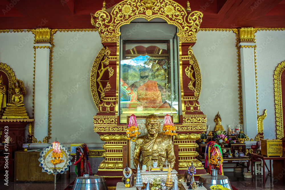 Mummified monk body on Koh Samui Thailand Stock Photo | Adobe Stock