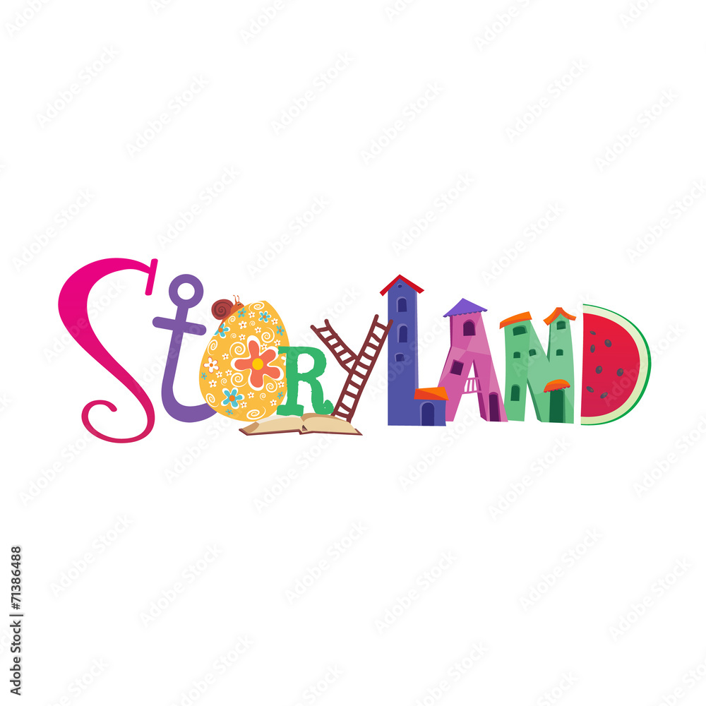StoryLand Logo Stock Vector | Adobe Stock