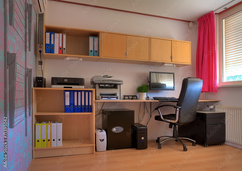 Workspace in a home office Stock Photo | Adobe Stock