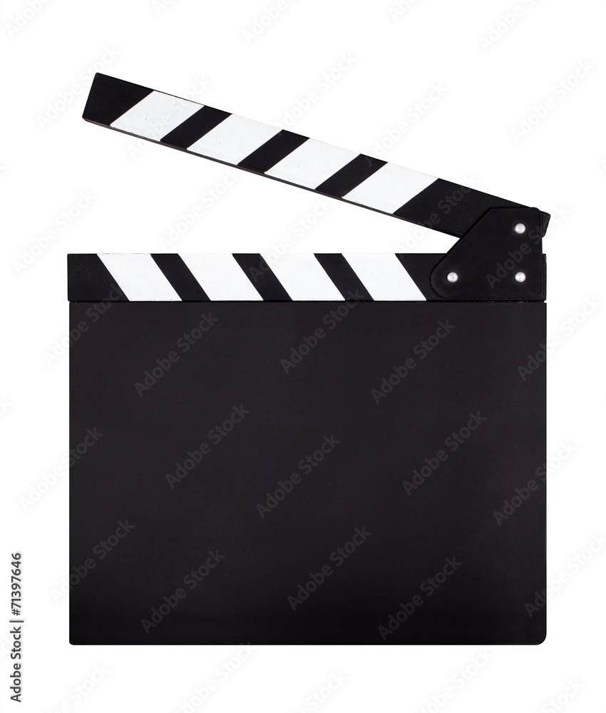 Blank clapper board Stock Photo | Adobe Stock