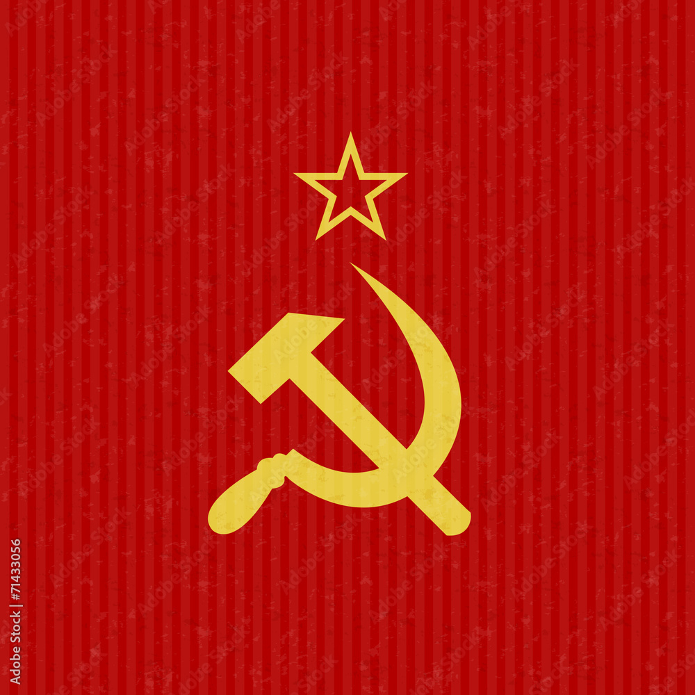CCCP Flag Symbol Stock Vector | Adobe Stock