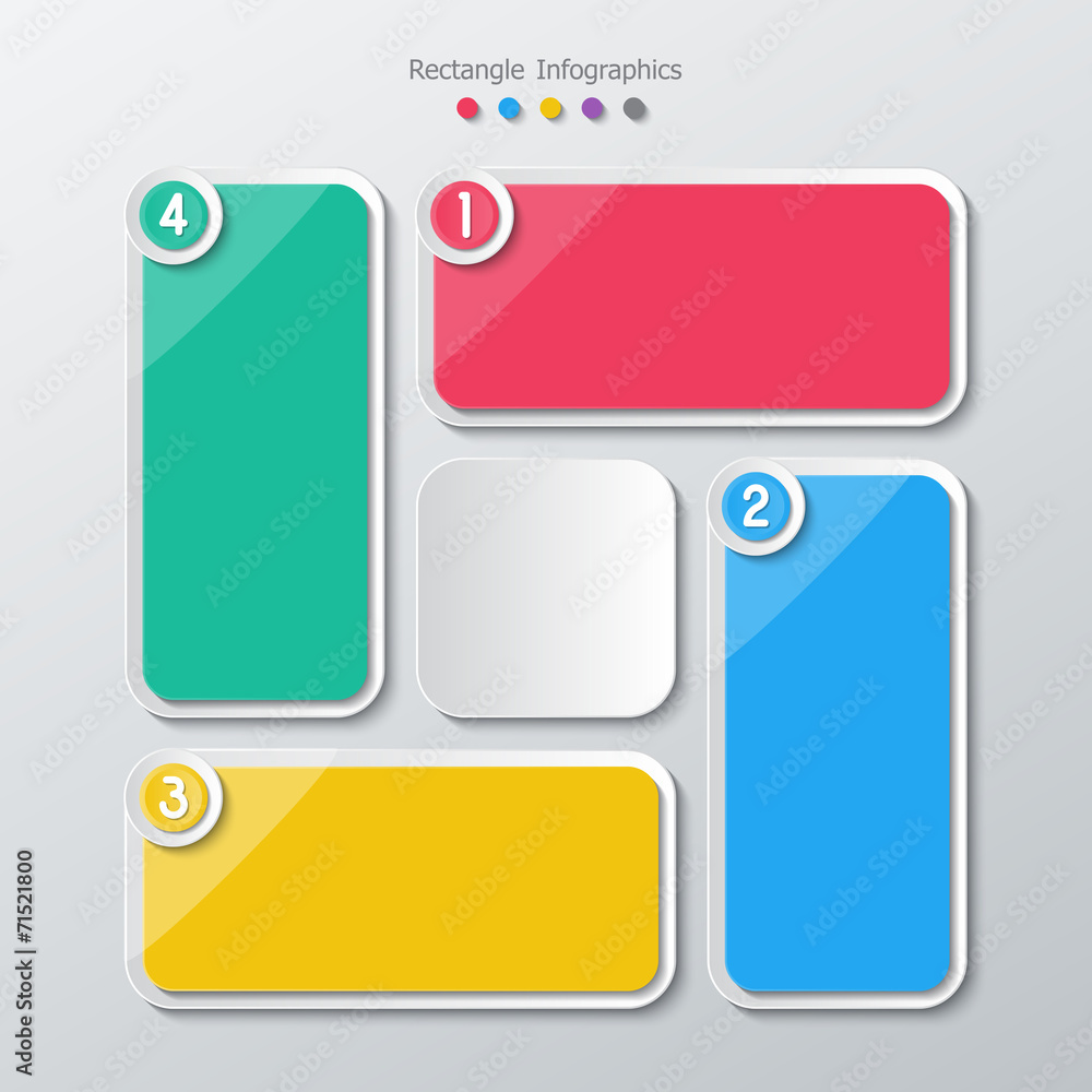 paper polygon infographics Stock Vector | Adobe Stock