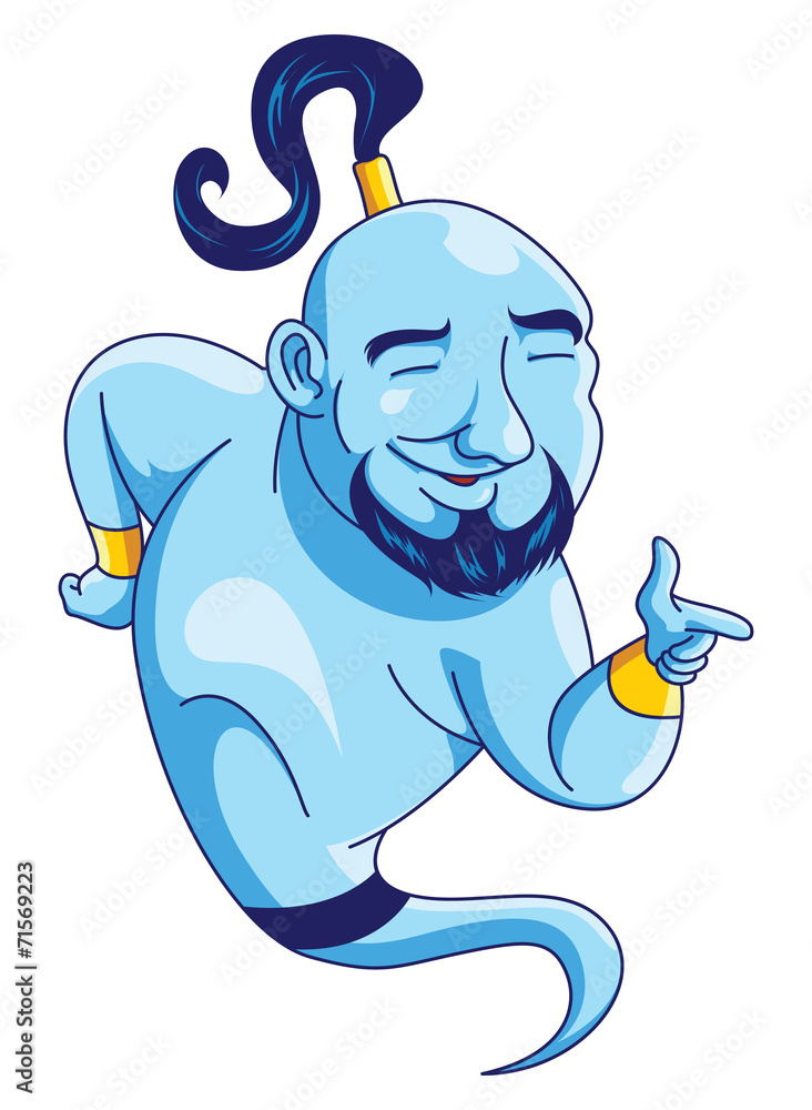 Genie Stock-Vektorgrafik | Adobe Stock